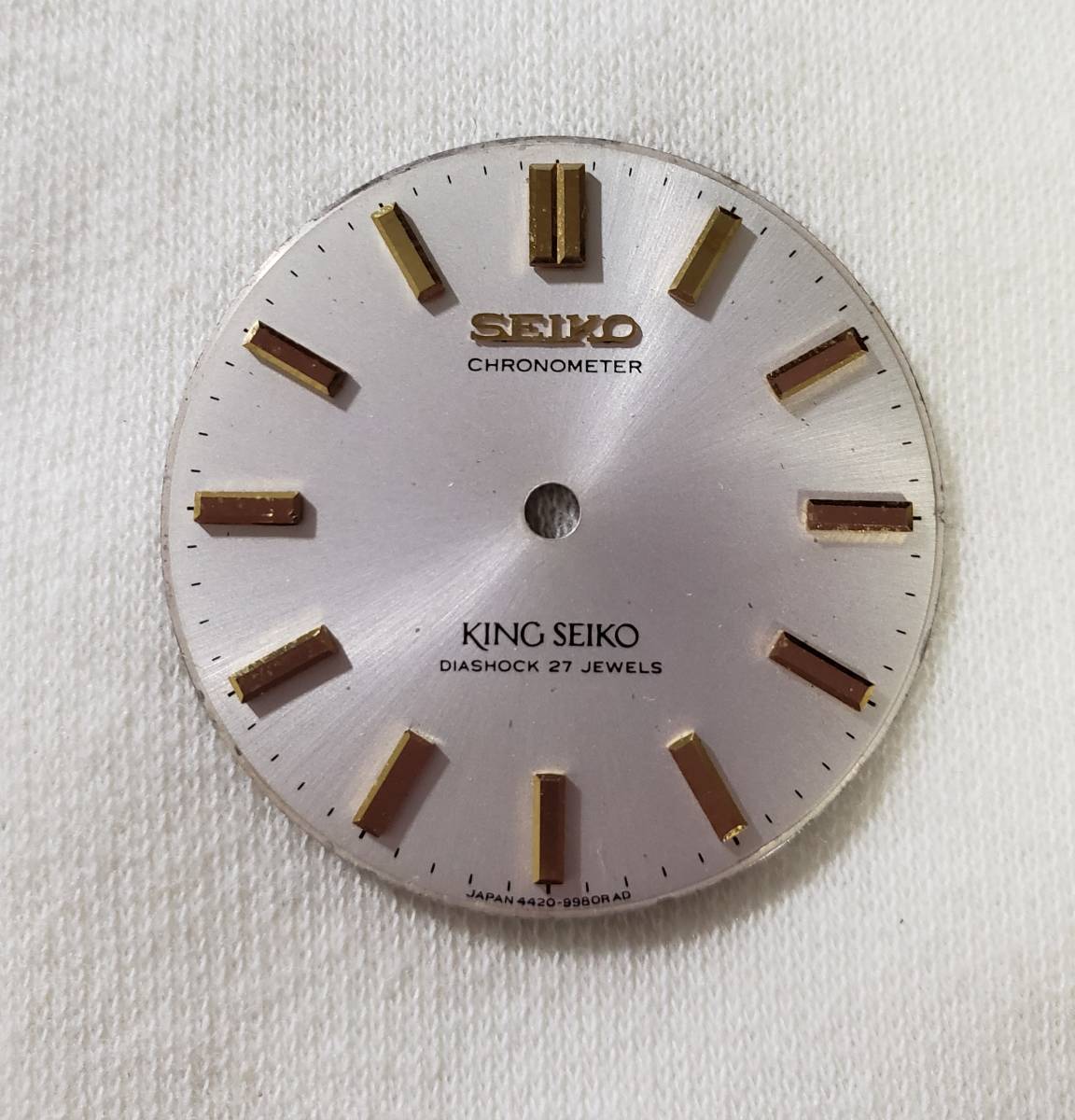 品 文字盤 キングセイコー クロノメーター KING SEIKO CHRONOMETER 27石(パーツ)｜売買されたオークション情報、yahooの商品情報をアーカイブ公開 - オークファン ...