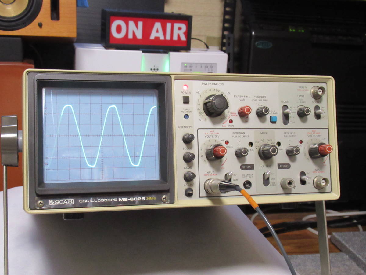 オシロスコープ 2CH 20MHz SOAR MS-6025(その他)｜売買されたオークション情報、yahooの商品情報をアーカイブ公開 - オークファン（aucfan.com）