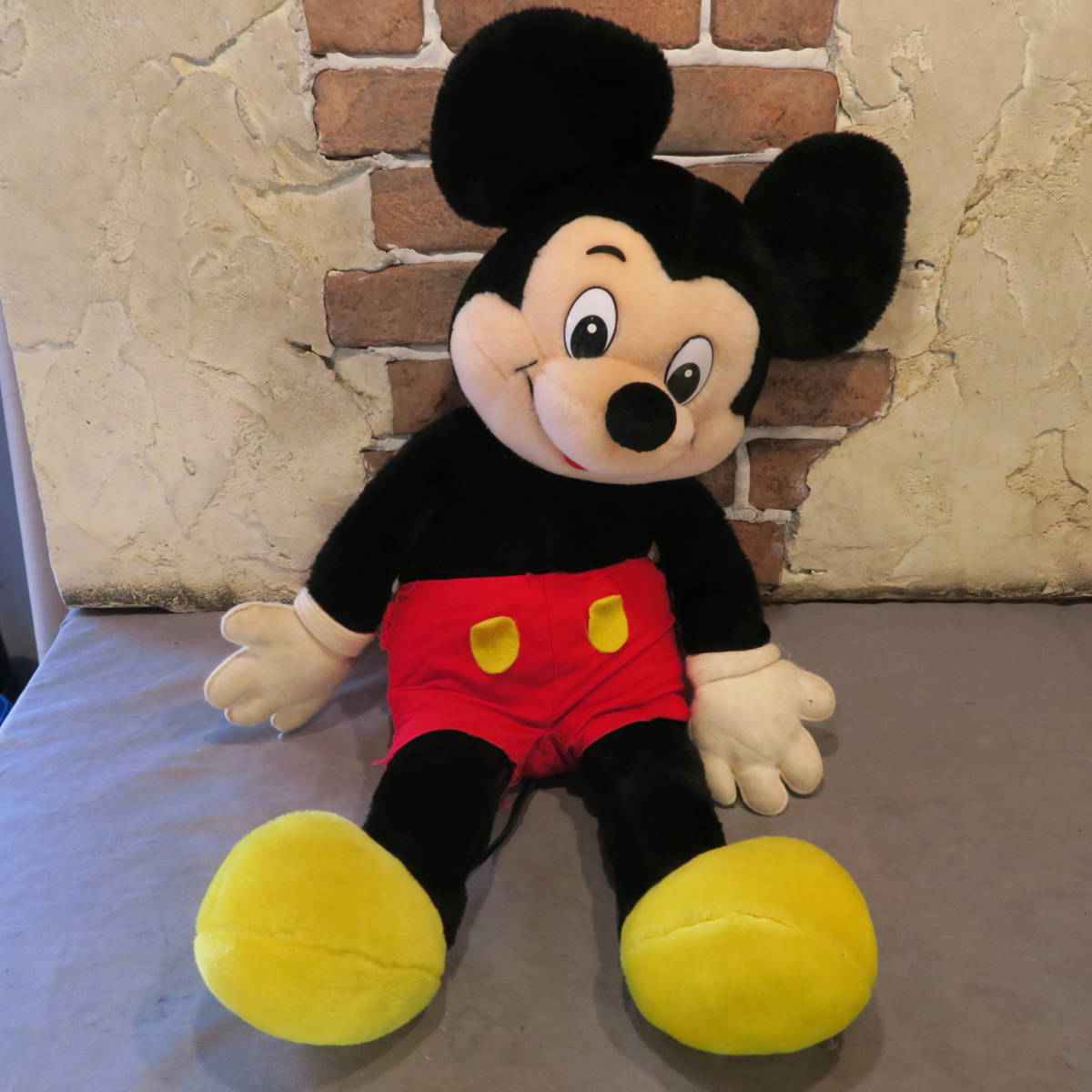 オールド ミッキーマウス ぬいぐるみ 当時物 東京ディズニーランド 土産 80' 90' TDL 日本 ビンテージ Micky Mouse Disney 古い 昔の(ミッキーマウス)｜売買され ...