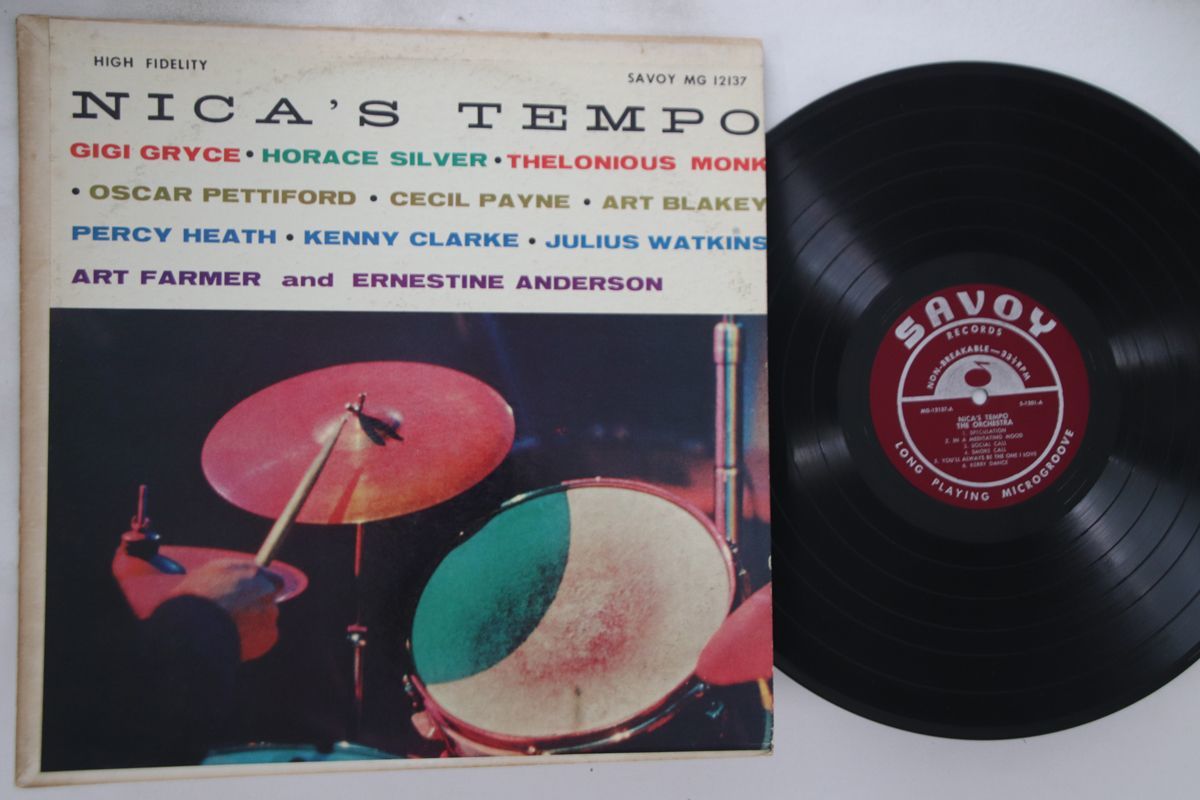 米LP Orchestra & The Quartet Of Gigi Gryce Nica's Tempo MG12137 SAVOY ...
