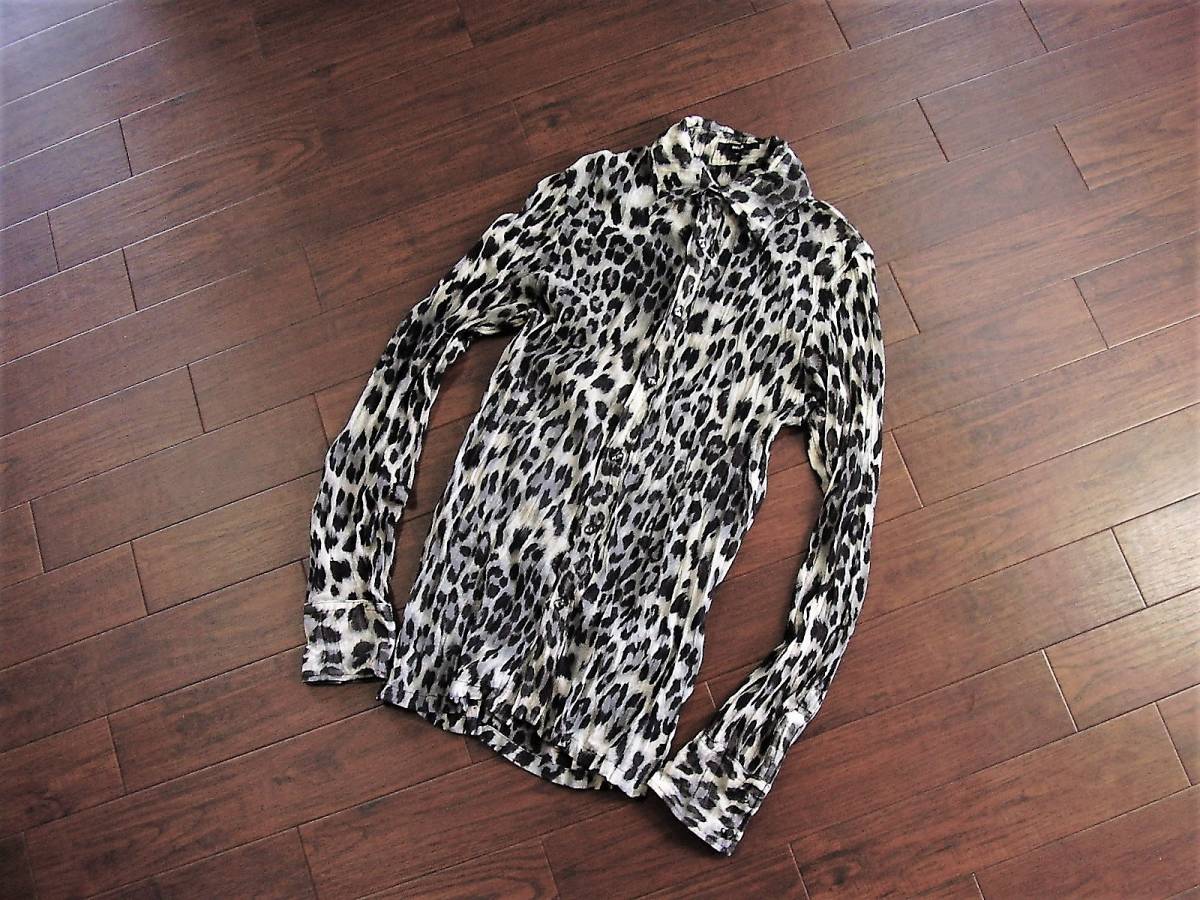 E10 SHELLAC シワ加工 レパード柄 シャツ size46(トップス)｜売買されたオークション情報、yahooの商品情報をアーカイブ公開 - オークファン（aucfan.com）