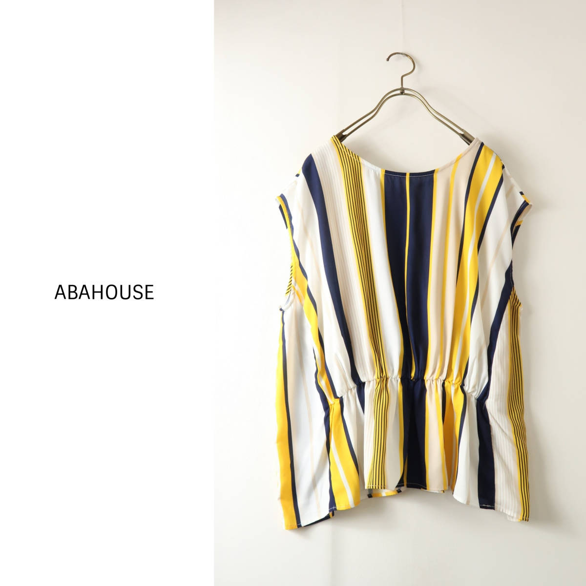 アバハウス ABAHOUSE ECRU オーバーサイズ ウエストギャザー ブラウス K-T 3859(トップス)｜売買されたオークション情報、yahooの商品情報をアーカイブ公開 ...