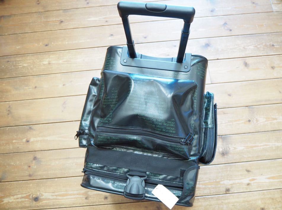 STUSSY ステューシー Limited DJ record Bag with trolle 大型 レコード バッグ キャリー ケース ...