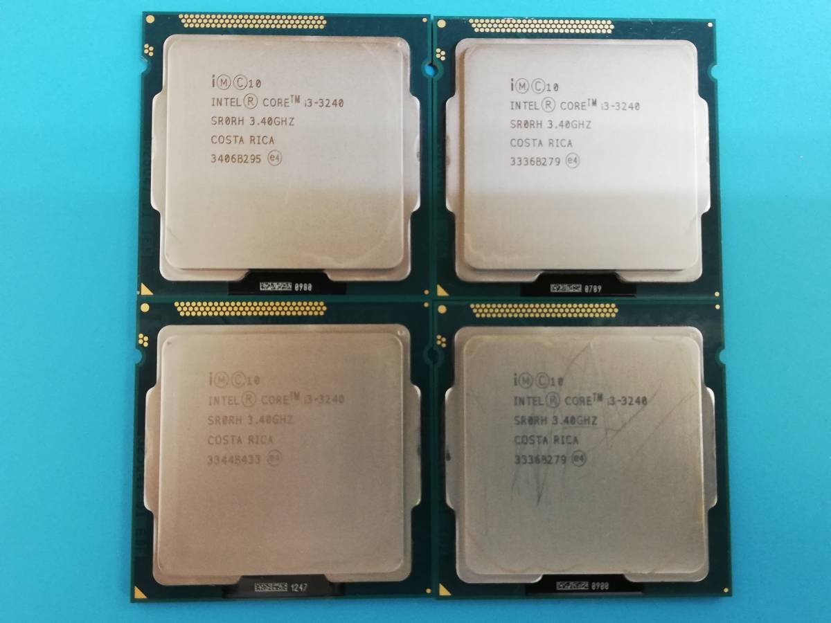 Intel CORE i3-3240 3M キャッシュ 3.40 GHz 4個セット 匿名配送 900726708(Core i3)｜売買され ...