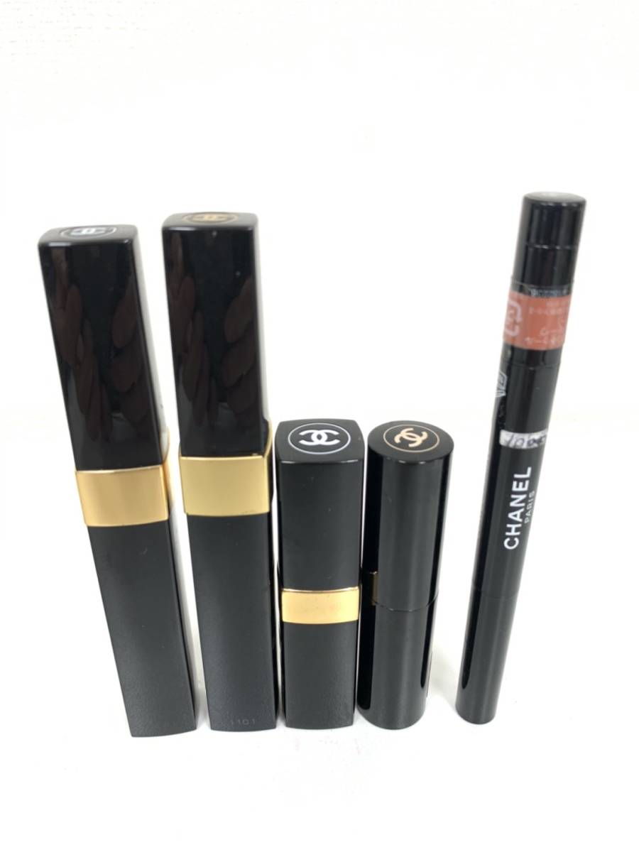 K7137 1円 CHANEL シャネル ルージュココシャイン527 マスカラ97 トップコート リップクリームNo10 アイシャドウ36 ...