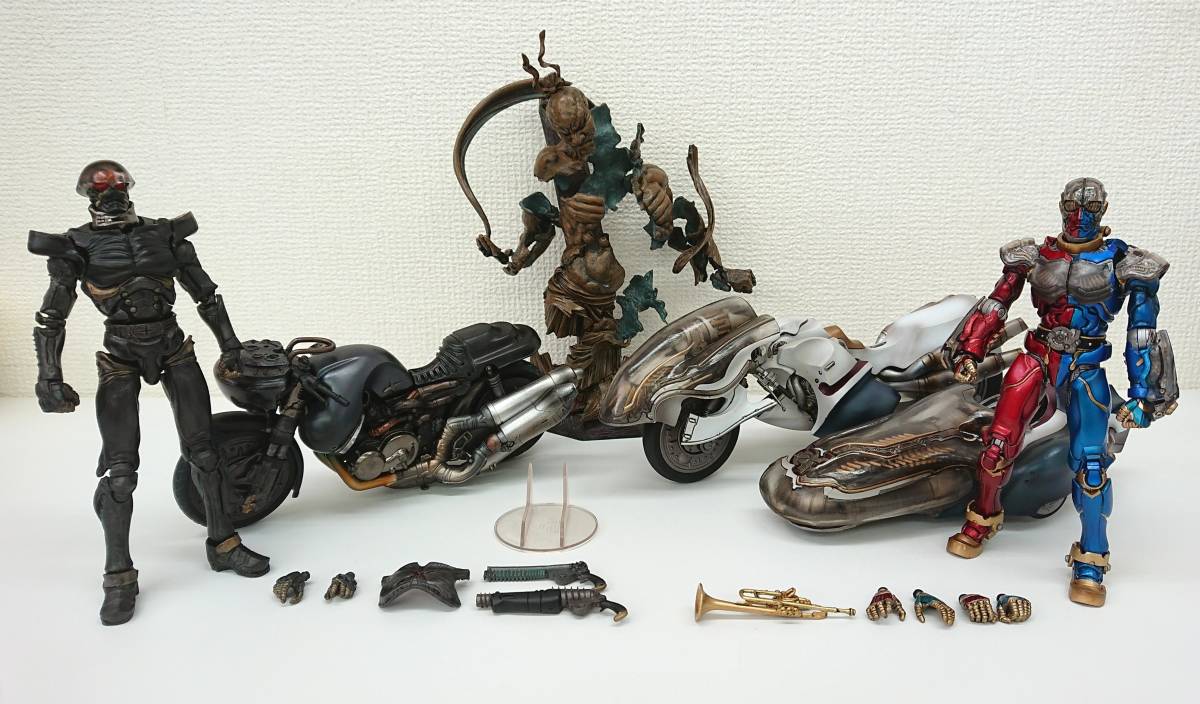 S.I.C.VOL.38 キカイダー01&ダブルマシーン VOL.12 ハカイダー&ハカイダーバイク 難あり KIKAIDER ...
