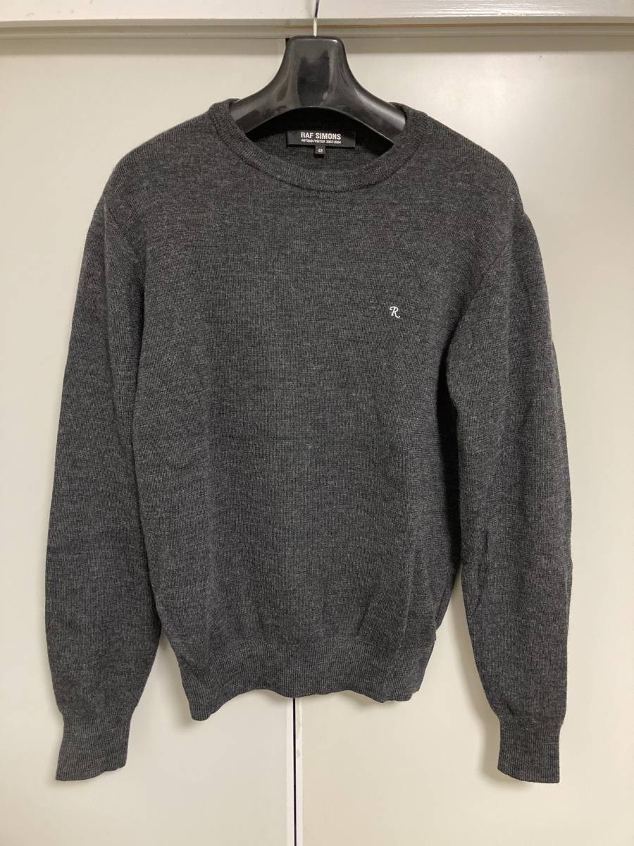 RAF SIMONS ラフシモンズ ニット 48(セーター)｜売買されたオークション情報、yahooの商品情報をアーカイブ公開 - オークファン（aucfan.com）
