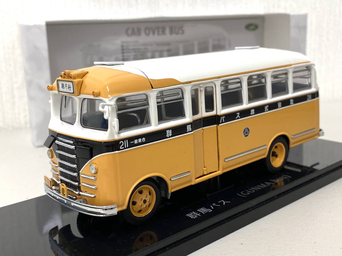 エブロ EBBRO 1/43 CAB OVER BUS GUNMA BUS 群馬バス キャブオーバーバス ドア開閉可(エブロ)｜売買された ...
