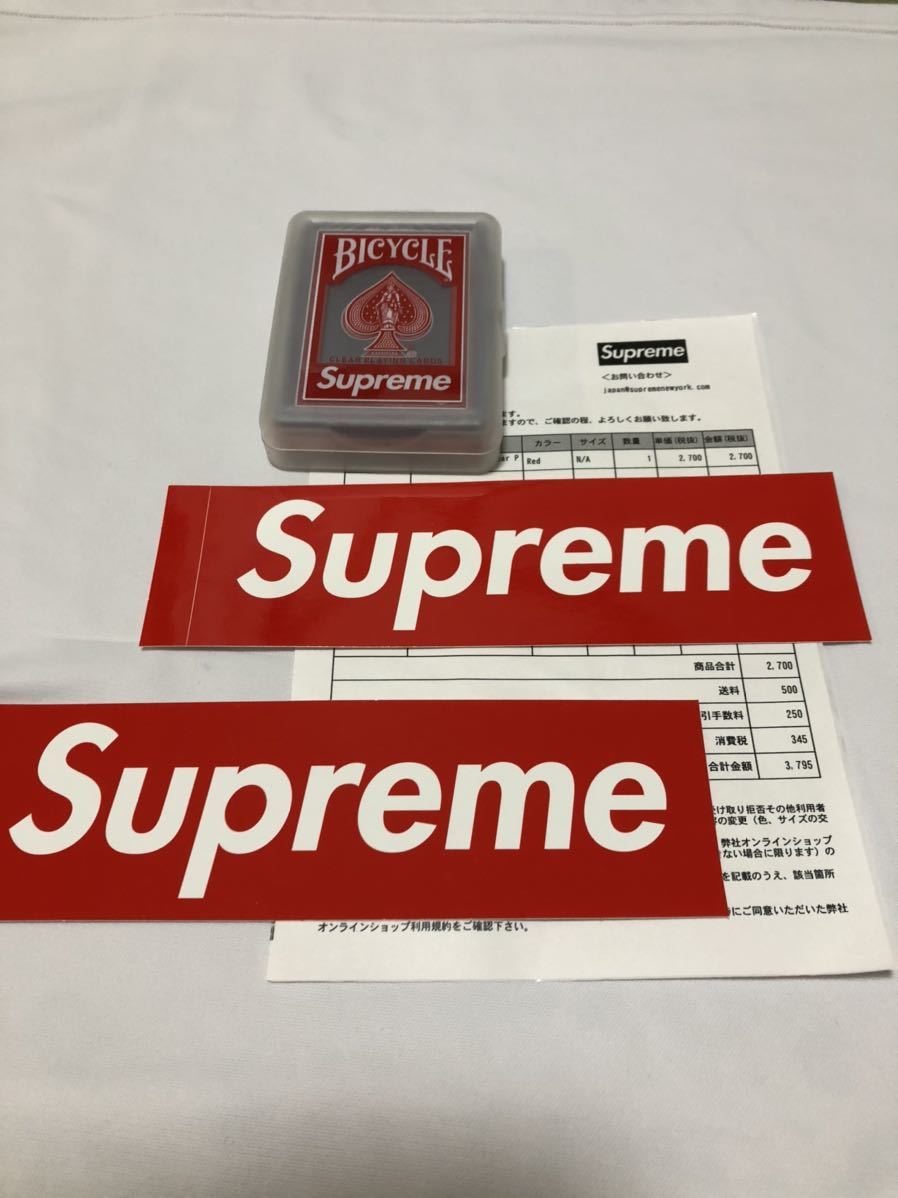 2020AW Bicycle Clear Playing Cards Supreme(シュプリーム)｜売買されたオークション情報、yahooの ...