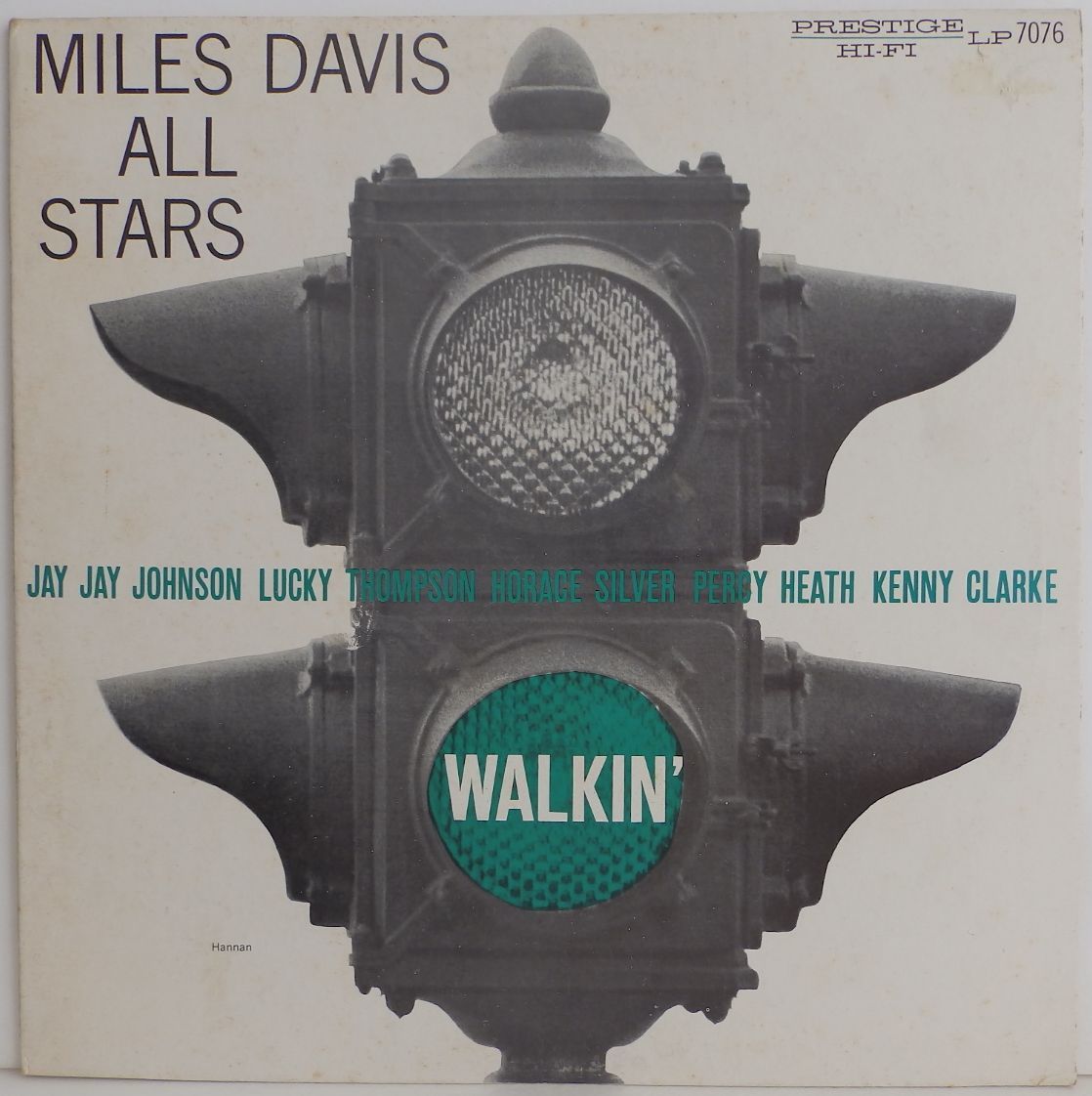 23007193; 廃盤 深溝 手書き RVG 刻印 MONO Prestige MILES DAVIS Walkin' PR 7076 ...
