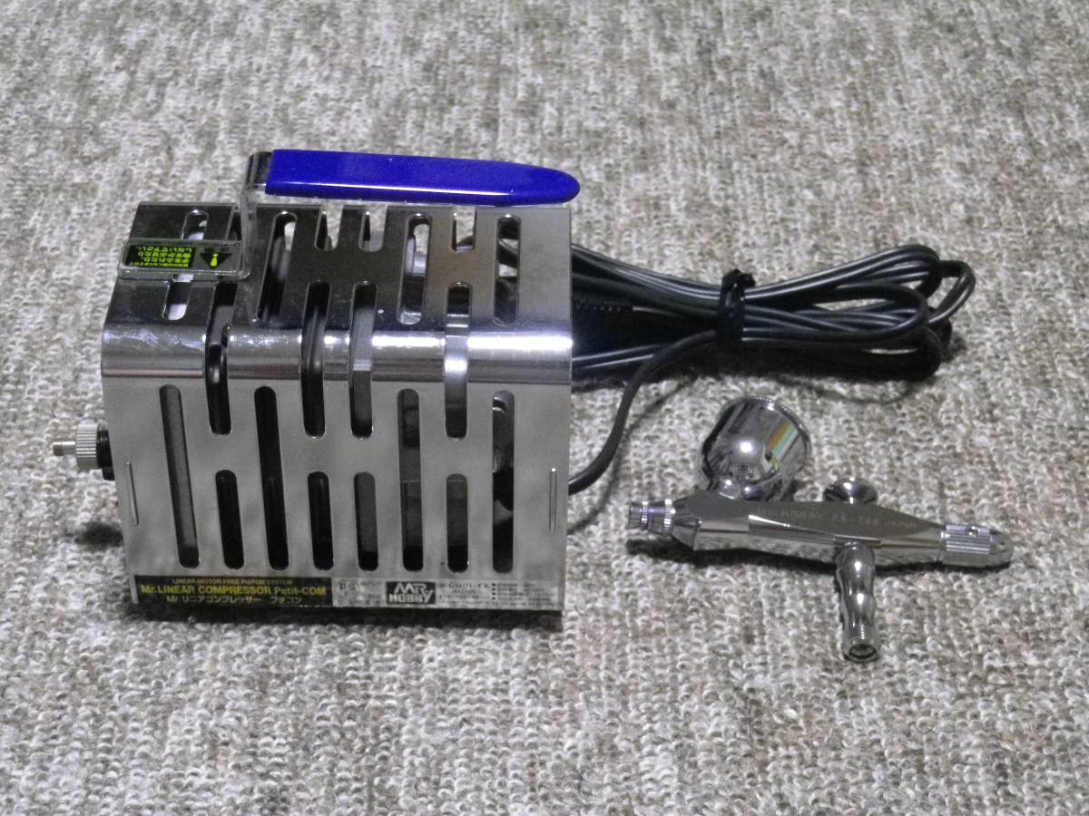 〇GSIクレオス Mr.リニアコンプレッサー プチコン + ハンドピース Mr.ホビー PS-268 品(エアブラシ)｜売買されたオークション ...
