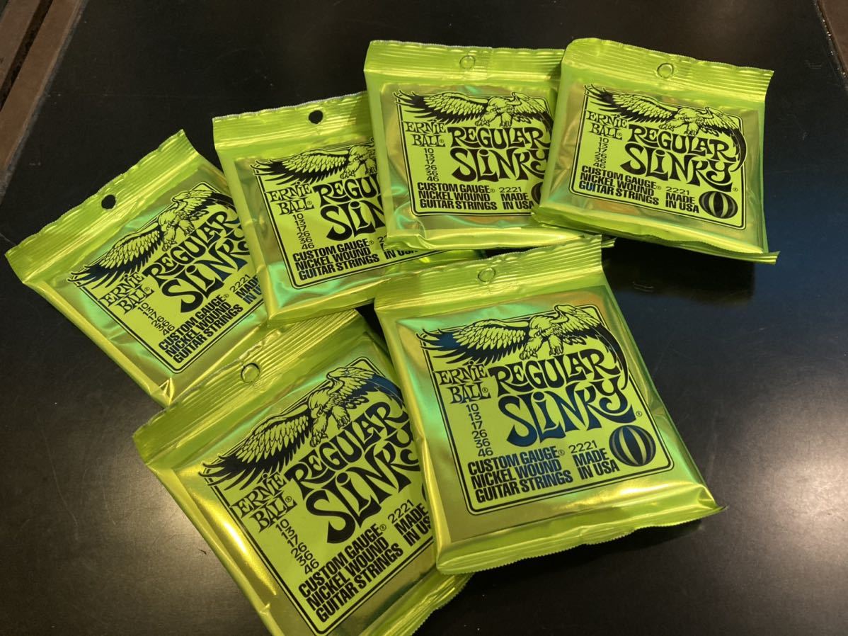 ERNIE BALL 2221 6SET アーニーボール REGULAR SLINKY 6セット(アーニーボール)｜売買されたオークション情報、yahooの商品情報をアーカイブ公開 ...