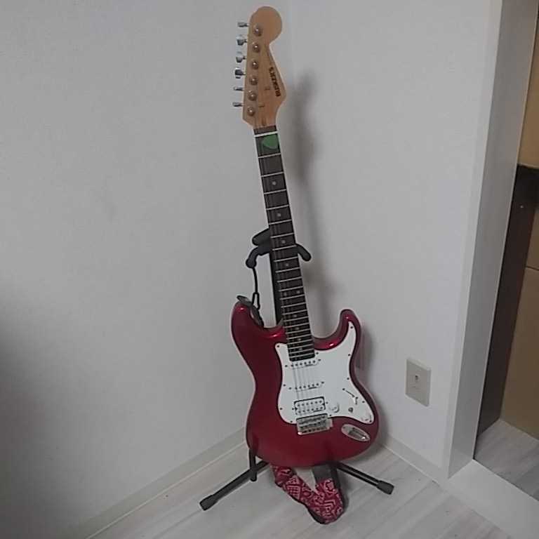 エレキギター BUSKERS ST-TYPE ストラトキャスタータイプ 赤 BST-2H(その他)｜売買されたオークション情報、yahooの商品情報をアーカイブ公開 - オークファン ...