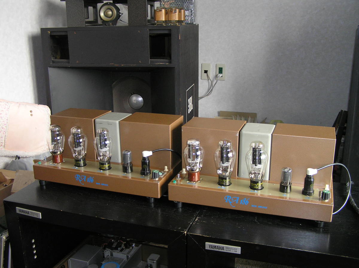 新藤ラボラトリー Shindo Laboratory RA186 /Western Electric 300B モノラルパワーアンプペア ...