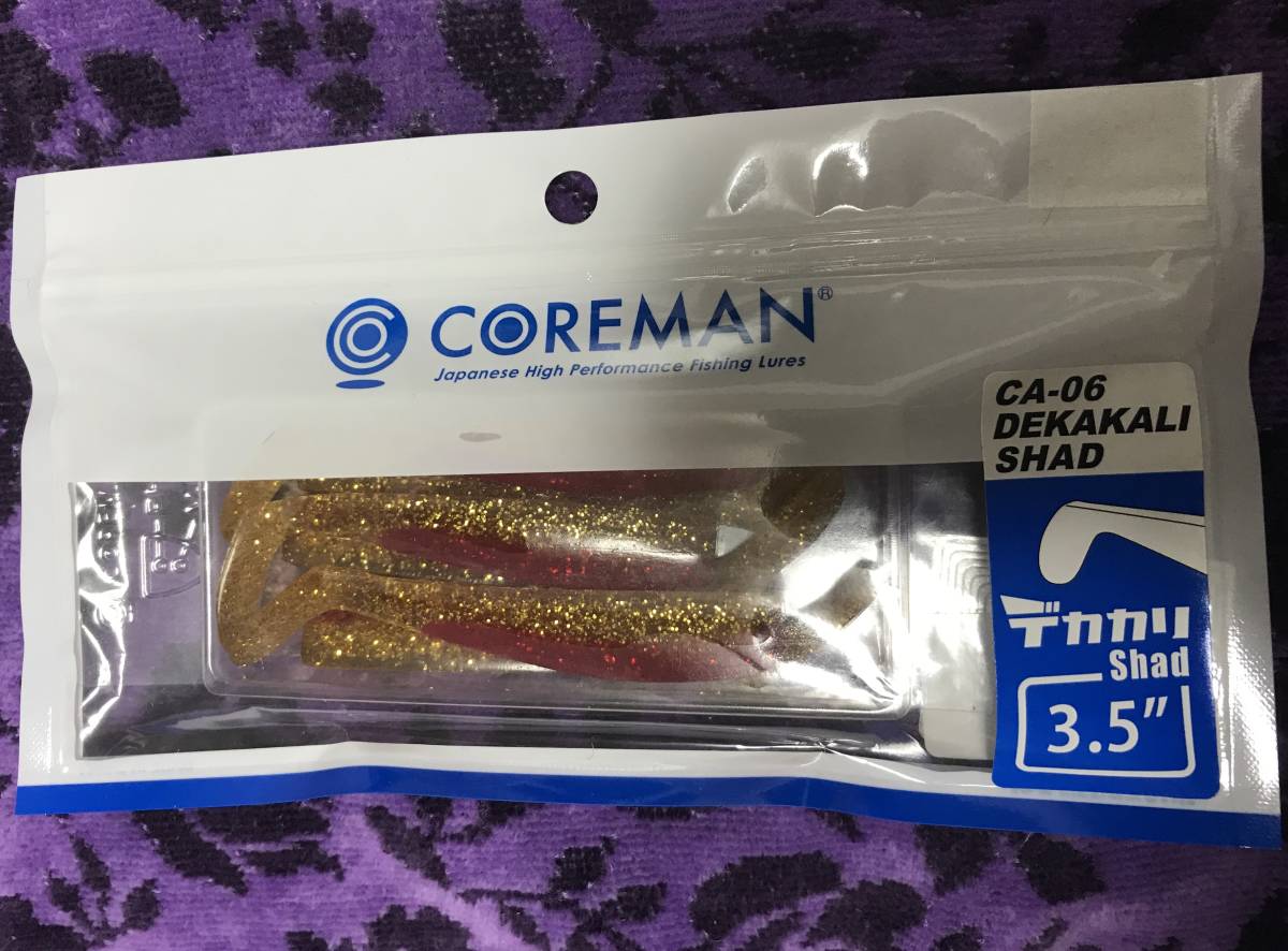 コアマン COREMAN CA-06 デカカリシャッド アカキン VJ-22 VJ 16 28 IP-26 アイアンプレート(ソフトルアー)｜売買されたオークション情報、yahooの商品情報を ...