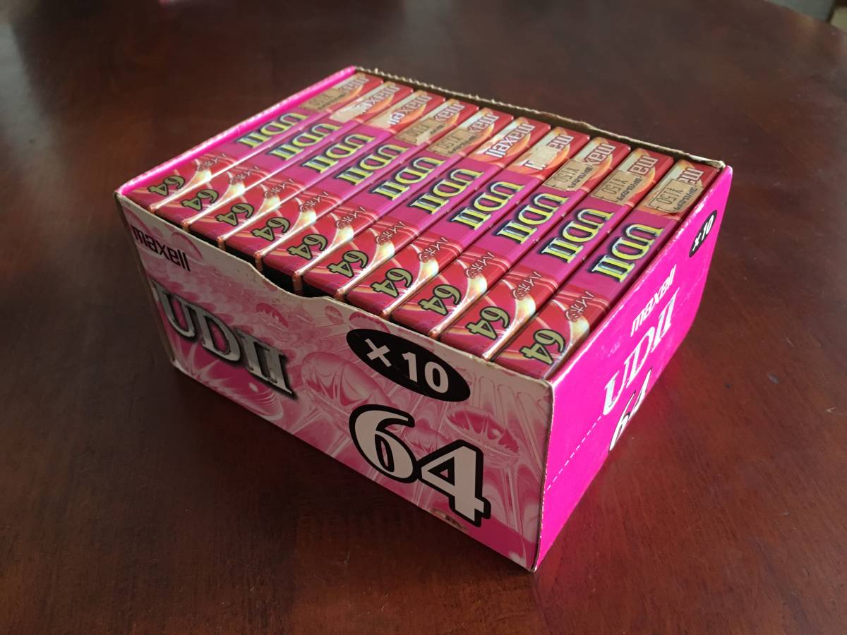 カセットテープ 10本 maxell UDⅡ64 UD2-64J ハイポジション64分 10本組 デッドストック 倉庫整理品(記録媒体)｜売買 ...