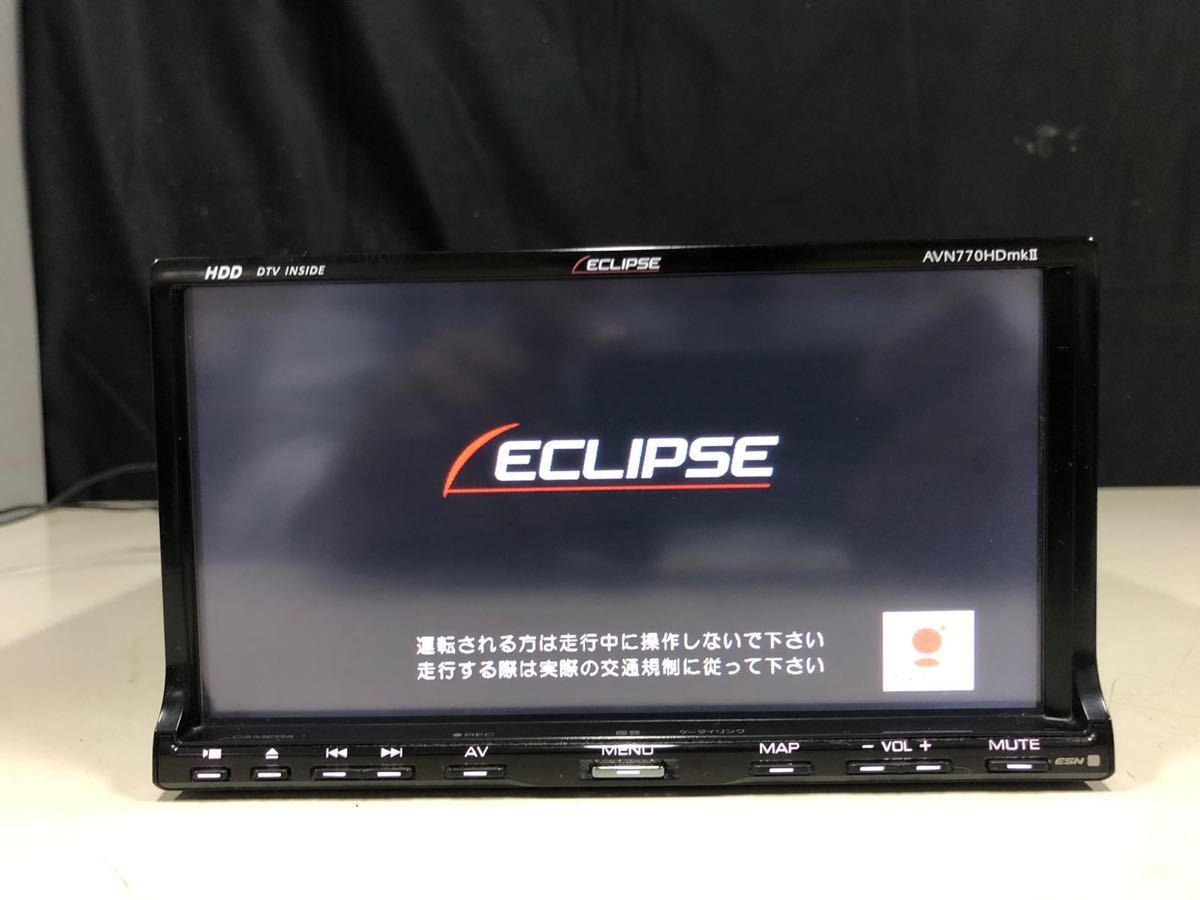 説明書付き ECLIPSE イクリプス AVN770HDmkII AVN770HDmk2 HDDナビ DVD 地デジ HDD 地図データ2010年度(HDDナビ)｜売買されたオークション情報 ...