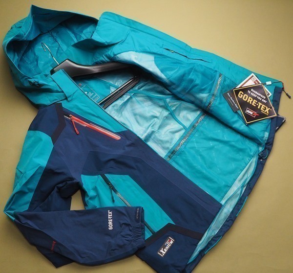 正規37000円 EiDER アイダー XENIUMシリーズ GORE-TEX ゴアテックス 完全防水 ジャケット メンズXLジェイド ...