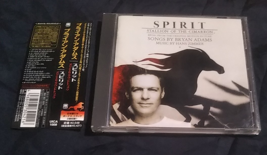 CD/Spirit/Stallion Of The Cimarron/国内盤/ブライアン アダムス/uica-1008/オリジナルサウンド ...
