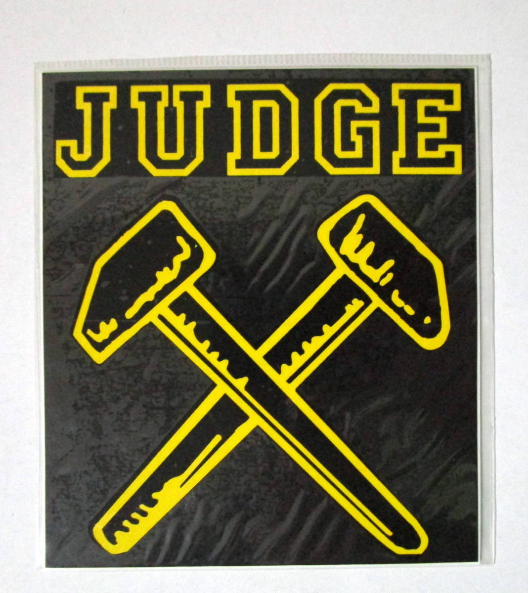 JUDGE Hammers Sticker ジャッジ クロスハンマーロゴ ステッカー Straight Edge Hardcore Punk ...