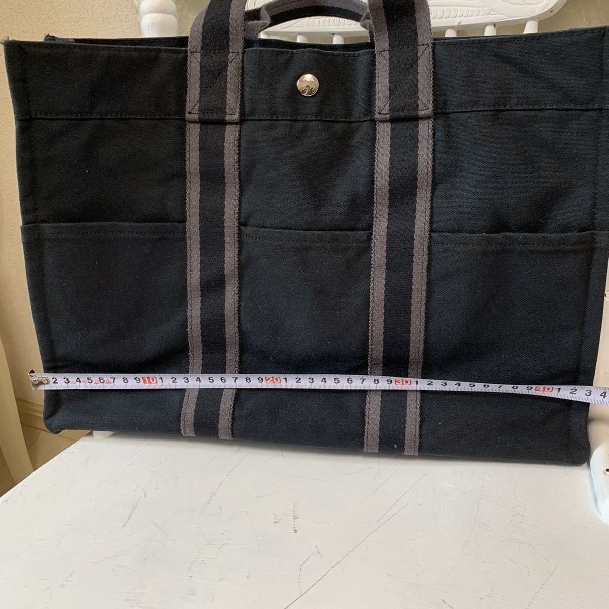 極 エルメス HERMES フールトゥ MM A4 ブラック ショルダートート キャンバストート ショルダーバッグ 大 高級 ビジネストート(フールトゥ)｜売買されたオークション情報 ...