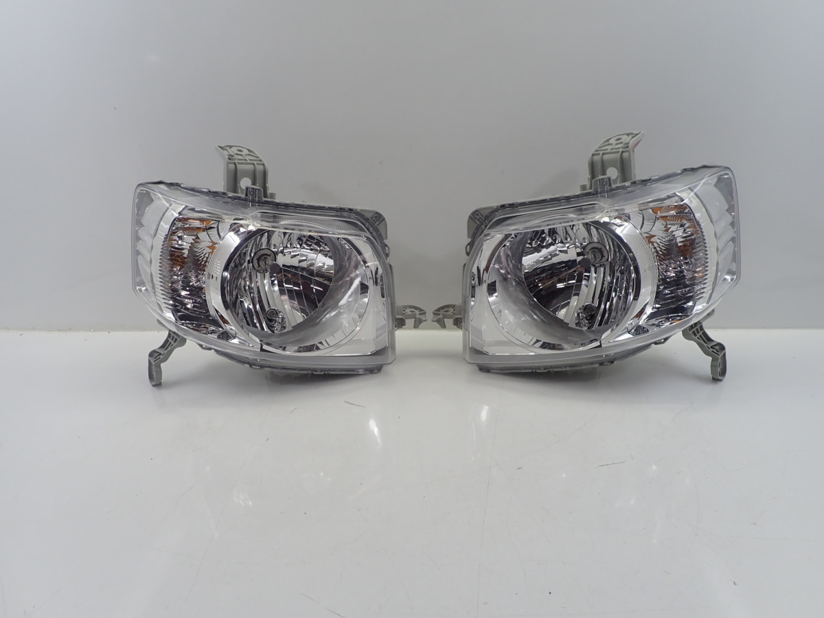 209821/209822-C245 N-BOX JF1 前期 ヘッドライト ヘッドランプ 左右 ハロゲン レベ付 スタンレー P9911 ...