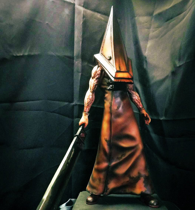 高さ37cmサイレントヒル 三角頭 レッドピラミッドシング レジンキット フィギュア HELLPAINTERヘルペインターWFガレージキットSILENT HILL(SF、ファンタジー、ホラー ...