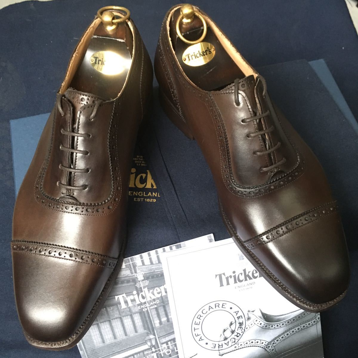 Tricker's トリッカーズ Belgrave クォーターブローグ ダークブラウン(UK7.5)｜売買されたオークション情報、yahooの ...