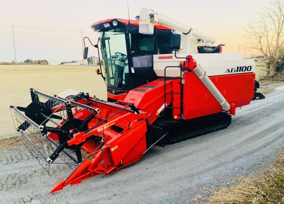ヤンマーコンバインAG1100 エアコンキャビン付き 660時間 110馬力(車体)｜売買されたオークション情報、yahooの商品情報を ...