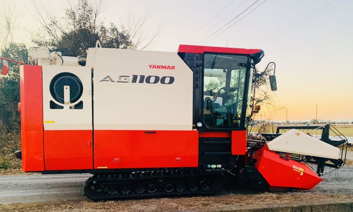 ヤンマーコンバインAG1100 エアコンキャビン付き 660時間 110馬力(車体)｜売買されたオークション情報、yahooの商品情報を ...