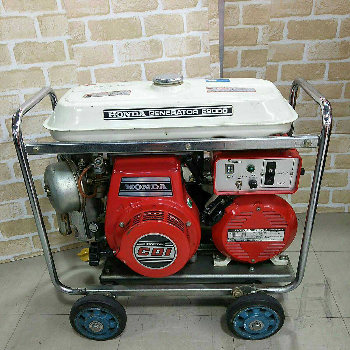 HONDA ホンダ GENERATOR E2000 エンジン発電機 ガソリンエンジン 動作未確認 現状品 保管品 ジャンク品 直接引き取り可(発電機)｜売買されたオークション情報、yahooの ...