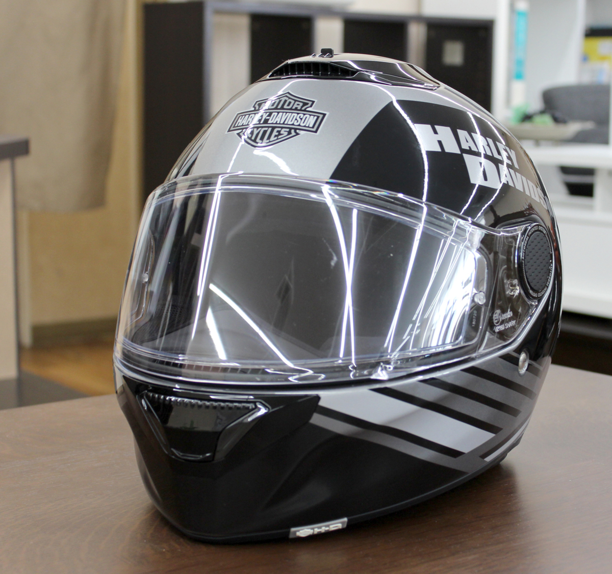 Harley Davidson/ハーレーダビッドソン VANOCKER S08 SHARK社製 フルフェイス ヘルメット XL 62cm ...