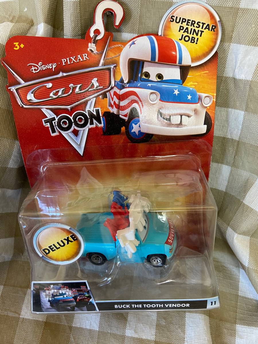 マテル カーズ CARS TOON ‘BUCK THE TOOTH VENDOR メーター前歯 の売り子‘ ミニカー カーズ トゥーン ...