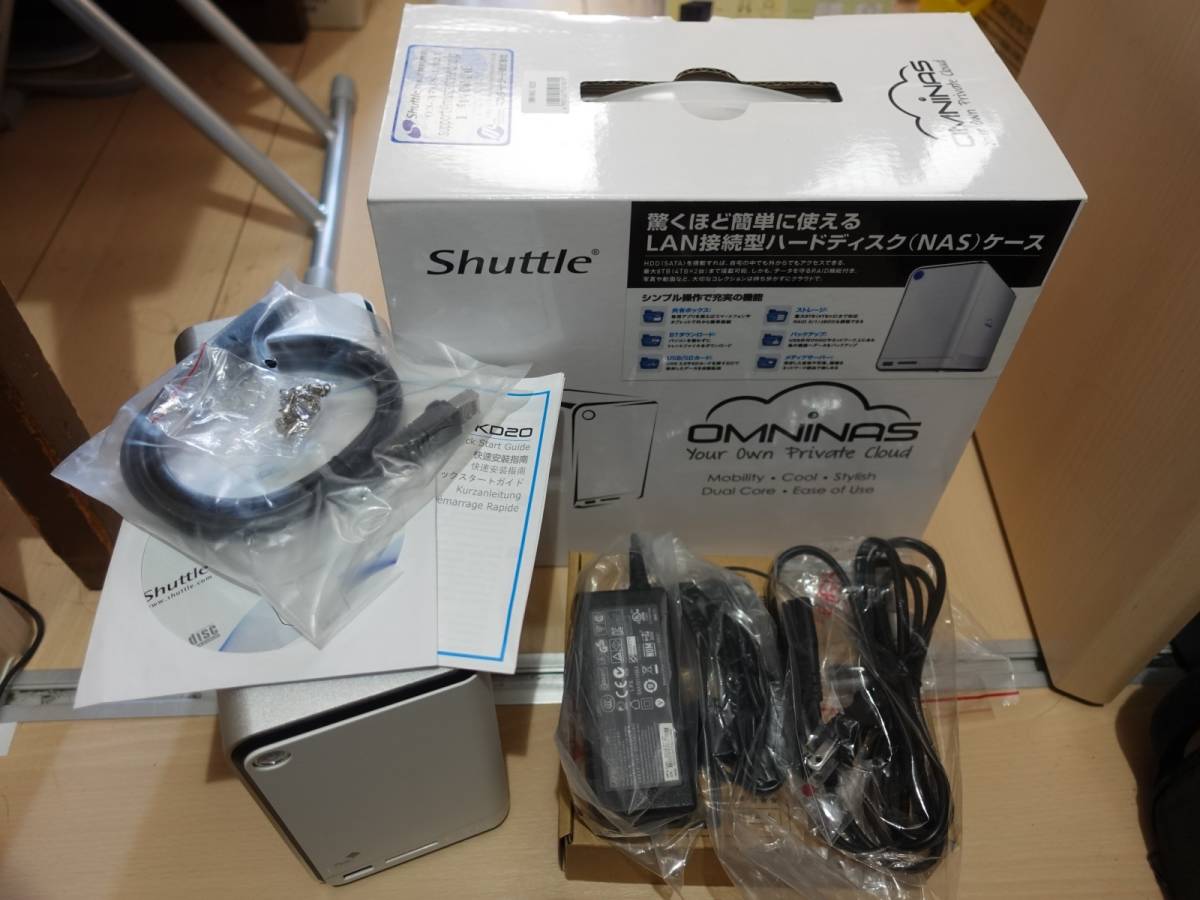 Shuttle OMNINAS KD20 2ベイNASキット(NAS)｜売買されたオークション情報、yahooの商品情報をアーカイブ公開 ...