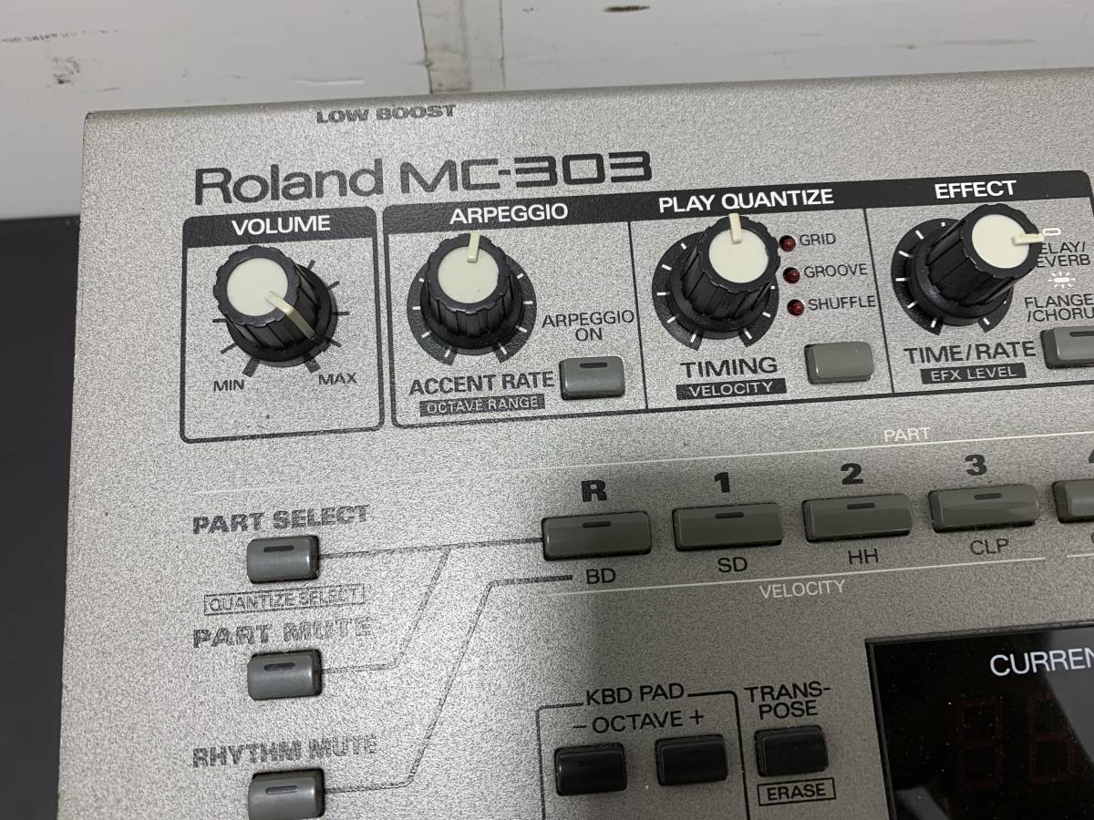 Roland ローランド シーケンサー MC-303 Corporation MC-303 DCなし 動作未確認ジャンク(リズムマシン)｜売買 ...