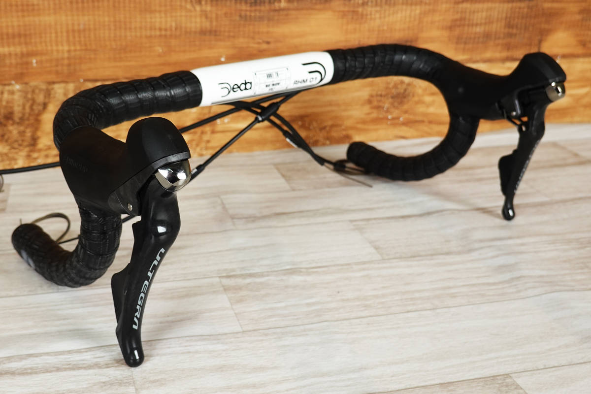 超 SHIMANO ULTEGRA ST-R8000 STI シフトレバー / DEDA RHM01 シマノ アルテグラ ポリマーコーティング ...