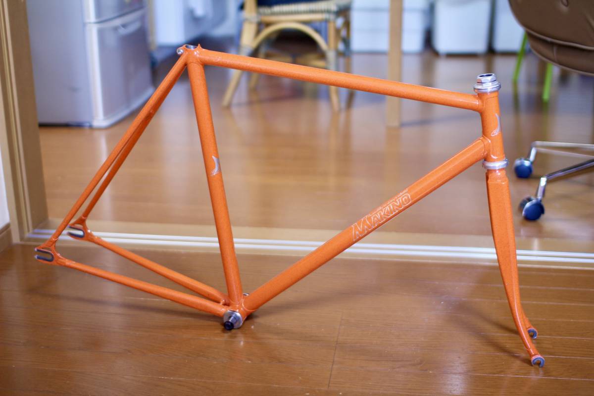 COLUMBUS MAX フォーク マキノ MAKINO NJS ラメ フレーム 競輪 535mm 3rensho zunow samson ...