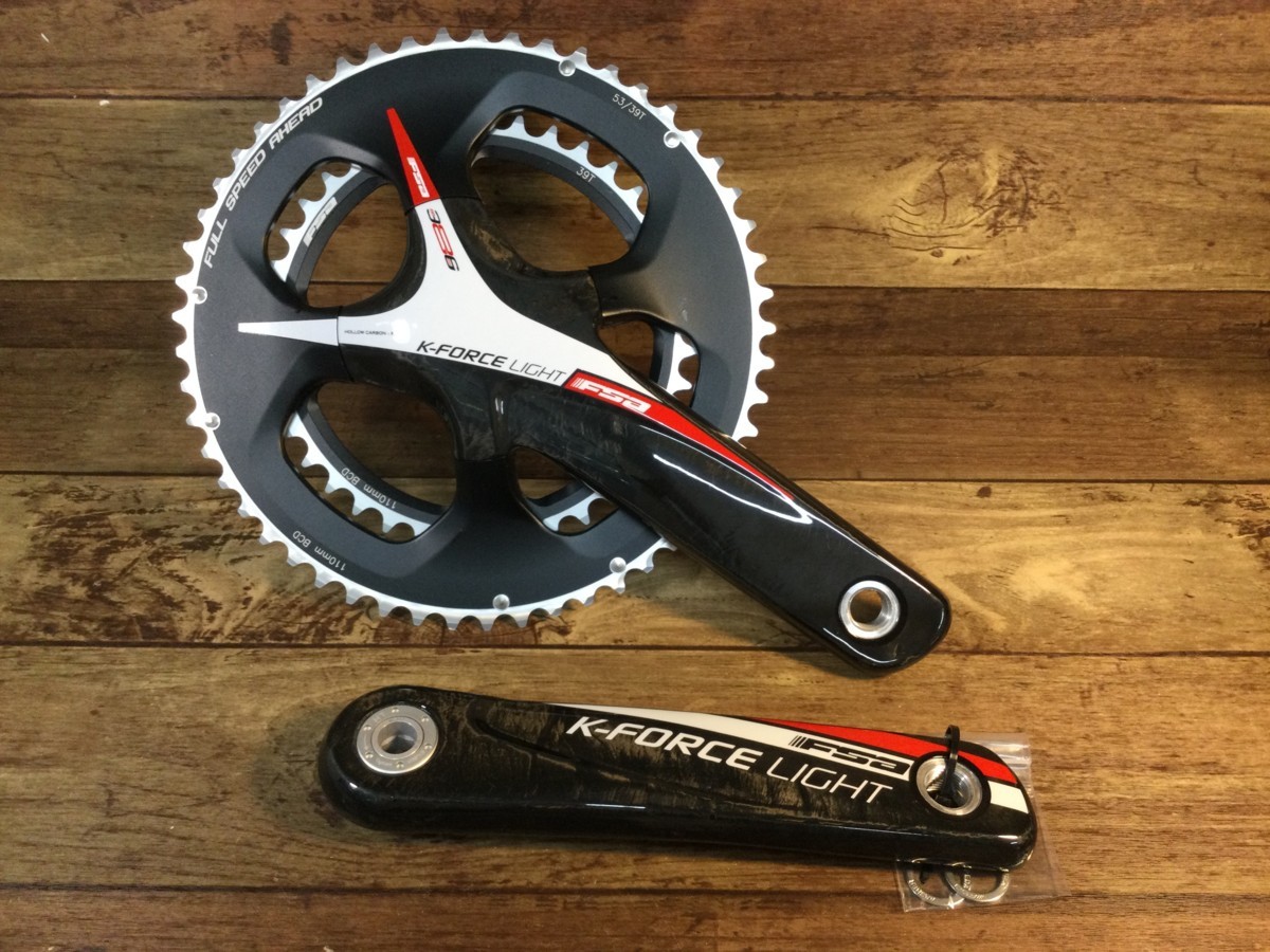ES859 FSA K-FORCE LIGHT クランクセット 170mm 53/39 BB386EVO アクスル径(クランク)｜売買されたオークション情報、yahooの商品情報をアーカイブ ...