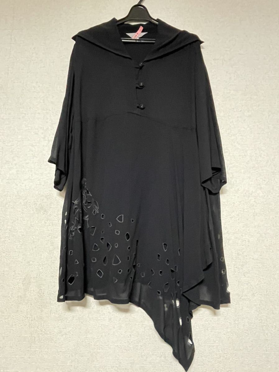 TOKUKO 1er VOL トクコプルミエヴォル セーラカラー風シャツ 黒 size 9(Mサイズ)｜売買されたオークション情報、yahoo ...