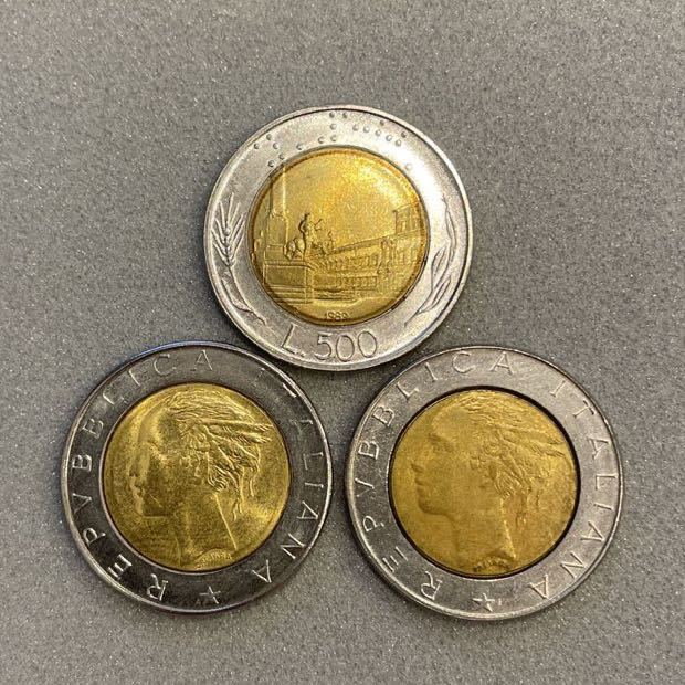 コイン 海外 ITALIANA REPVBBLICA L500 3枚セット(ヨーロッパ)｜売買されたオークション情報、yahooの商品情報を ...