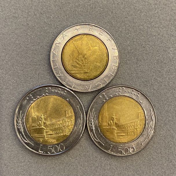 コイン 海外 ITALIANA REPVBBLICA L500 3枚セット(ヨーロッパ)｜売買されたオークション情報、yahooの商品情報を ...