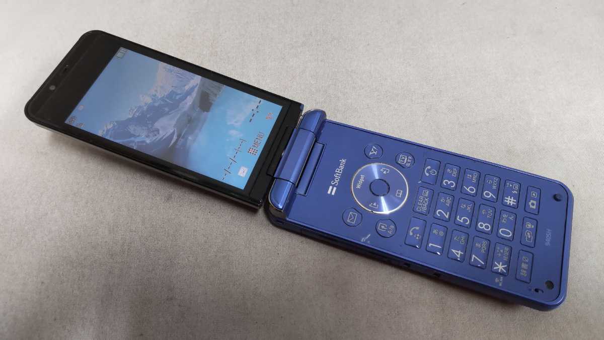 SoftBank AQUOS SHOT 940SH ＃SG732 SHARP ガラケー ケータイ 簡易動作確認＆簡易清掃＆初期化OK 判定 送料無料 概ね良好 ソフトバンク