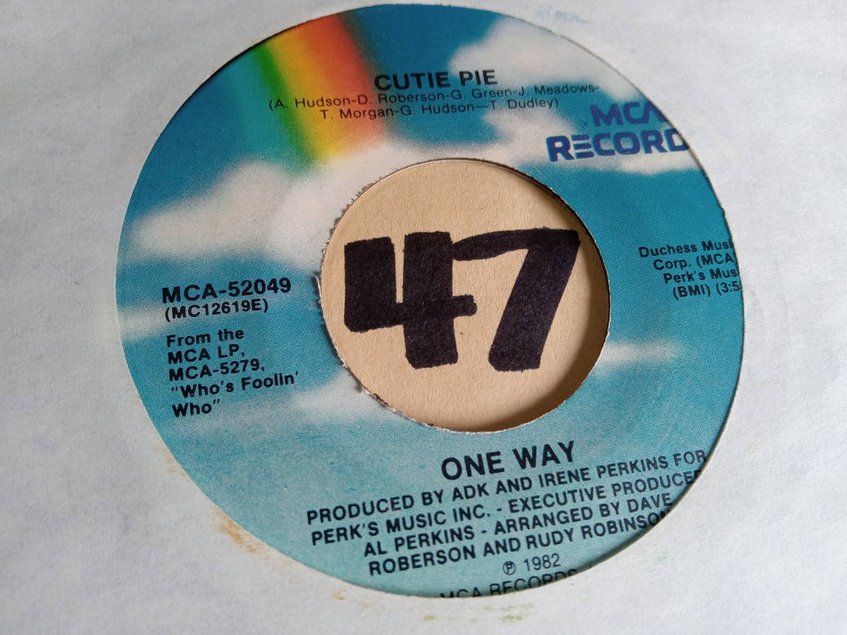 試聴 イントロはドラムブレイク ONE WAY CUTIE PIE EX+(R&B、ソウル)｜売買されたオークション情報、yahooの商品情報 ...