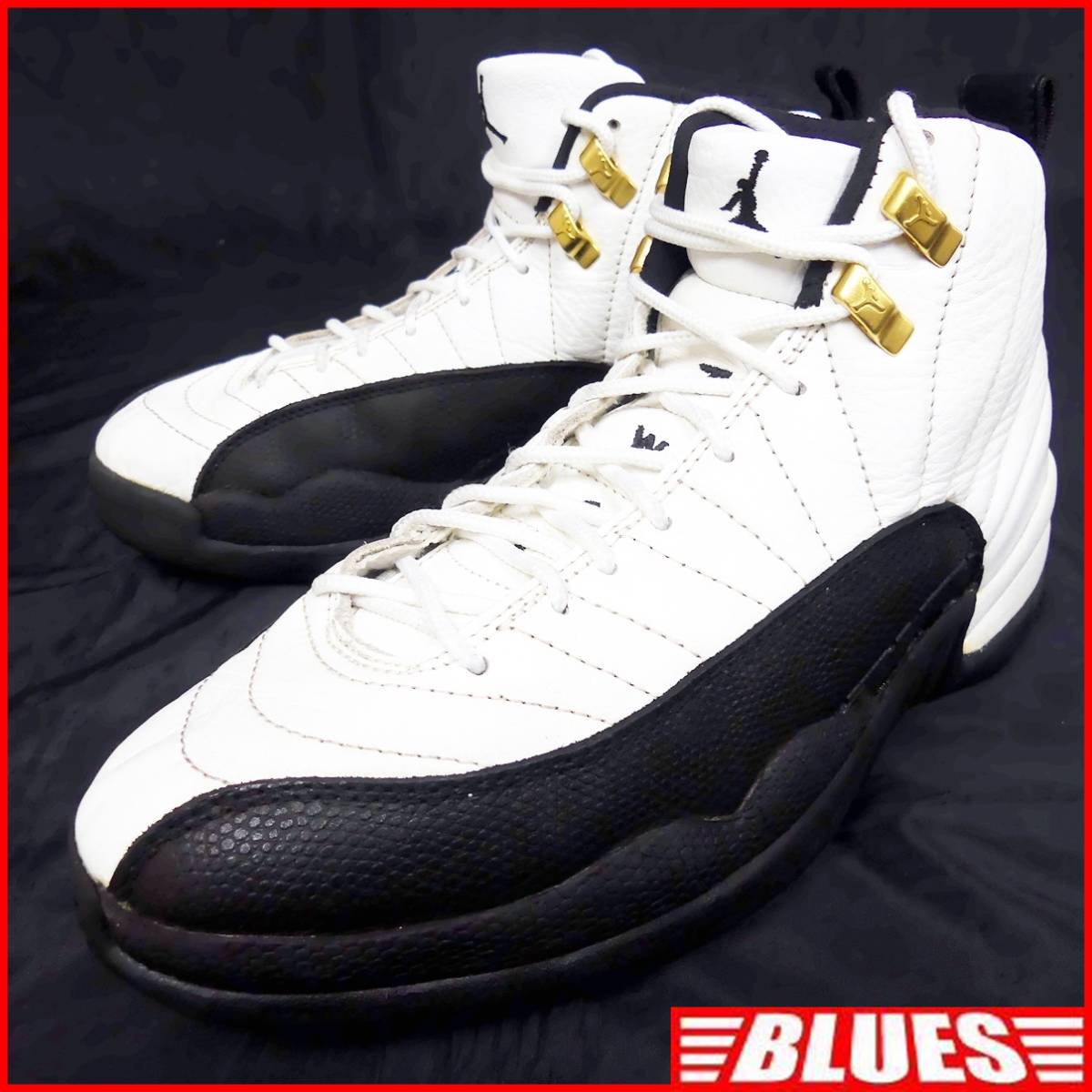 NIKE AIR JORDAN 27cm エアジョーダン TWO3 レザーハイカットスニーカー ナイキ メンズ 白 黒 本皮 ツートンカラー ...