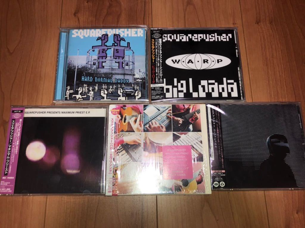 国内盤CD スクエアプッシャー / Squarepusher アルバム EP 5枚セット / Hard Normal Daddy / Big ...