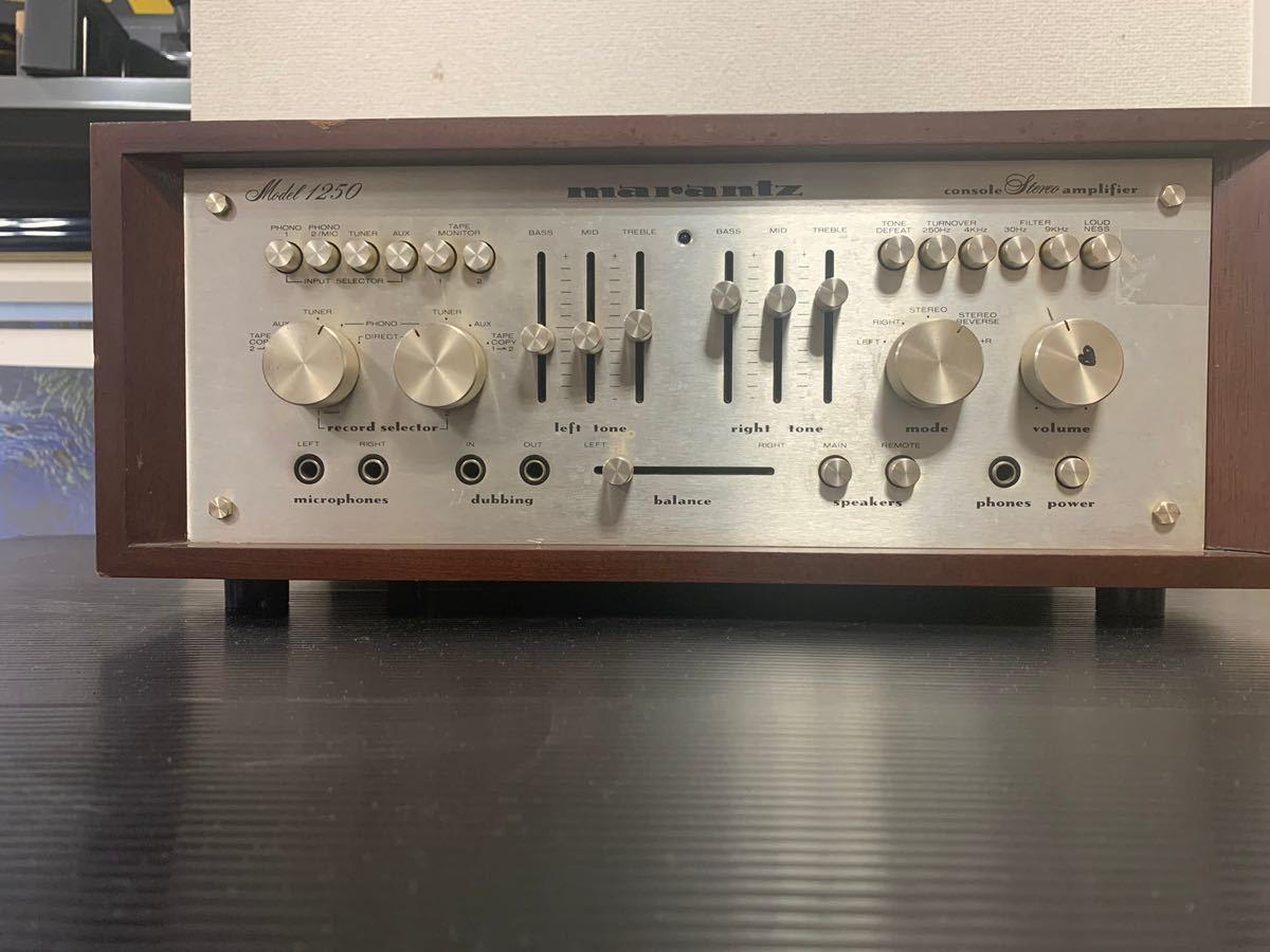 Marantz Model:1250 console stereo amplifier マランツ プリメインアンプ b(マランツ)｜売買された ...