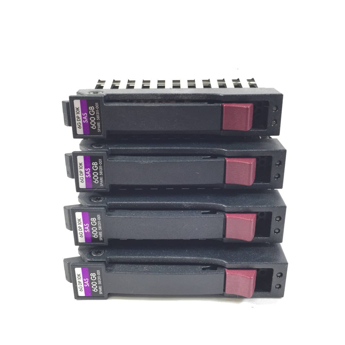 M2116-F-42-② HP 600GB SAS 10K HDD 2.5インチ G7マウンタ 4点【中古動作品】...｜内蔵