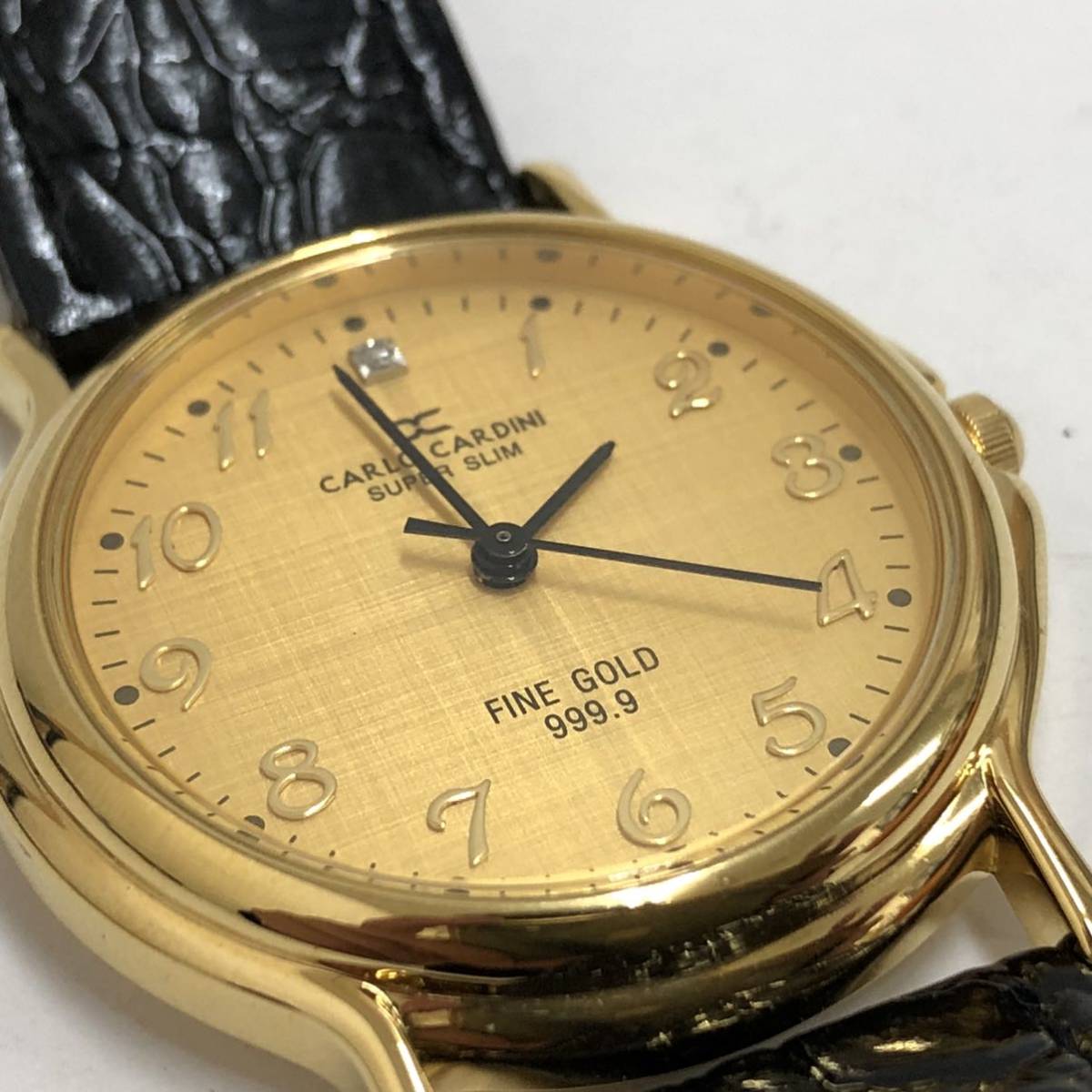 おすすめ CARLO CARDINI SUPER SLIM メンズ腕時計 C-2209 カルロカルディーニ／現状稼働品／コレクション／お買い得 ...