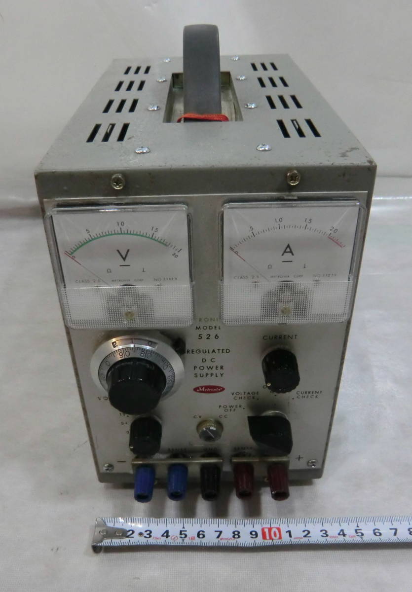 J6 Metronix メトロニクス REGULATED DC POWER SUPPLY 直流安定化電源 526(その他)｜売買された ...