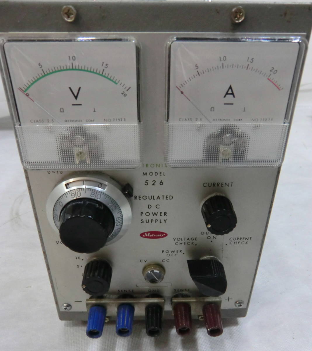 J6 Metronix メトロニクス REGULATED DC POWER SUPPLY 直流安定化電源 526(その他)｜売買された ...